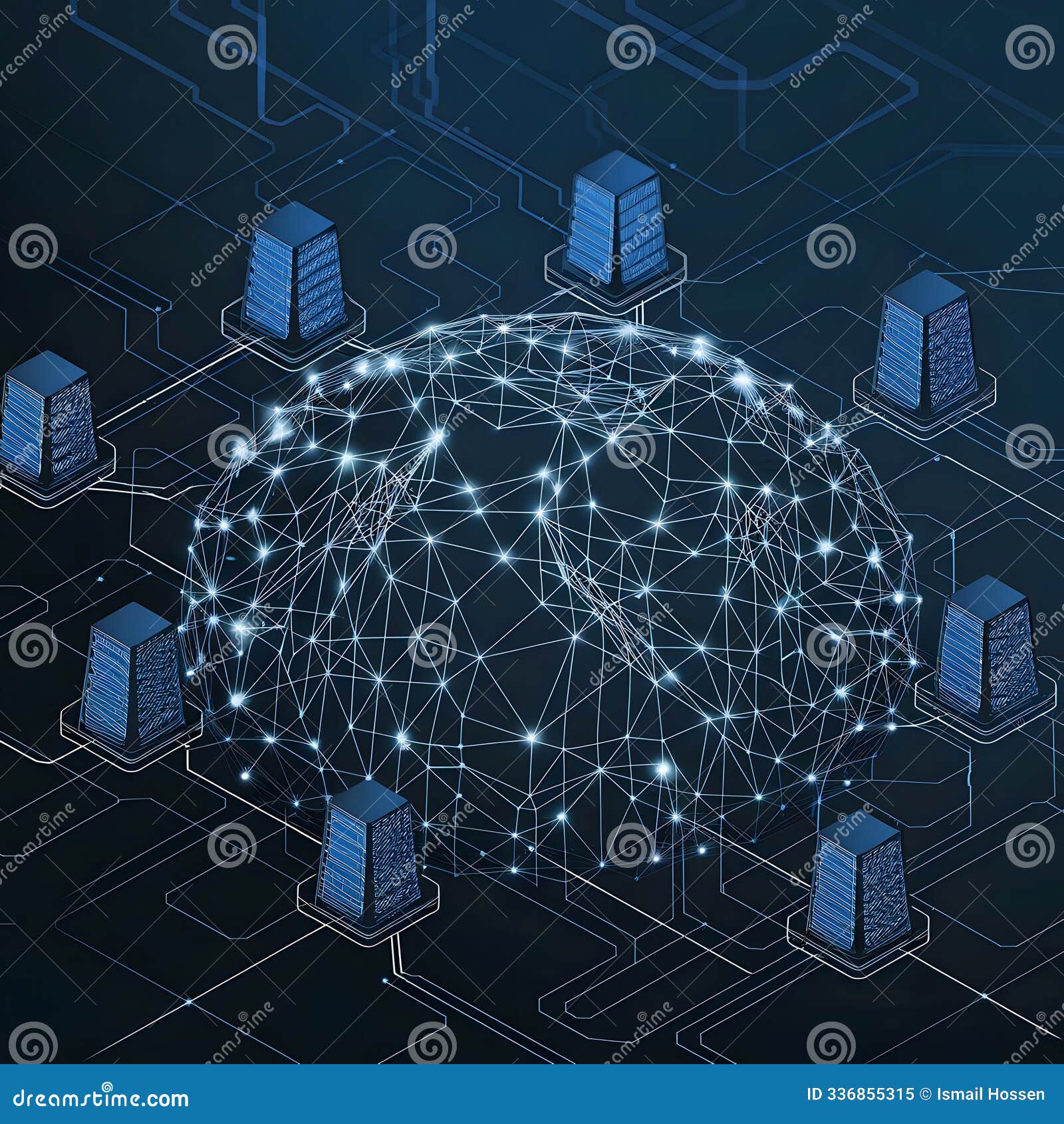 Computer Technology Visualizations of Data & Network Infrastructure ...