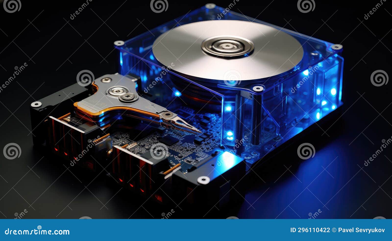 Computer Terabyte Hard Drive Stock Illustration - Illustration of ...