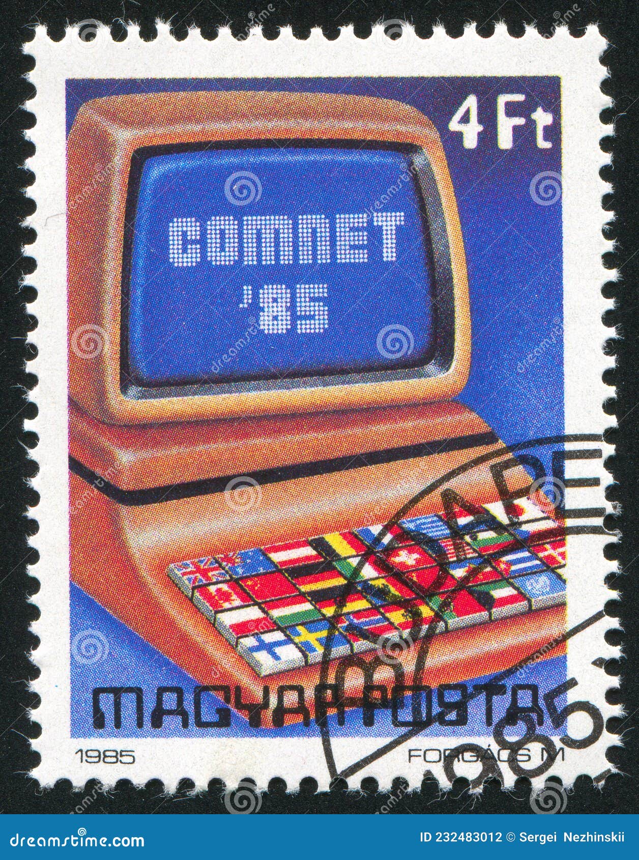 Computer Terminal editorial photography. Image of 1985 - 232483012