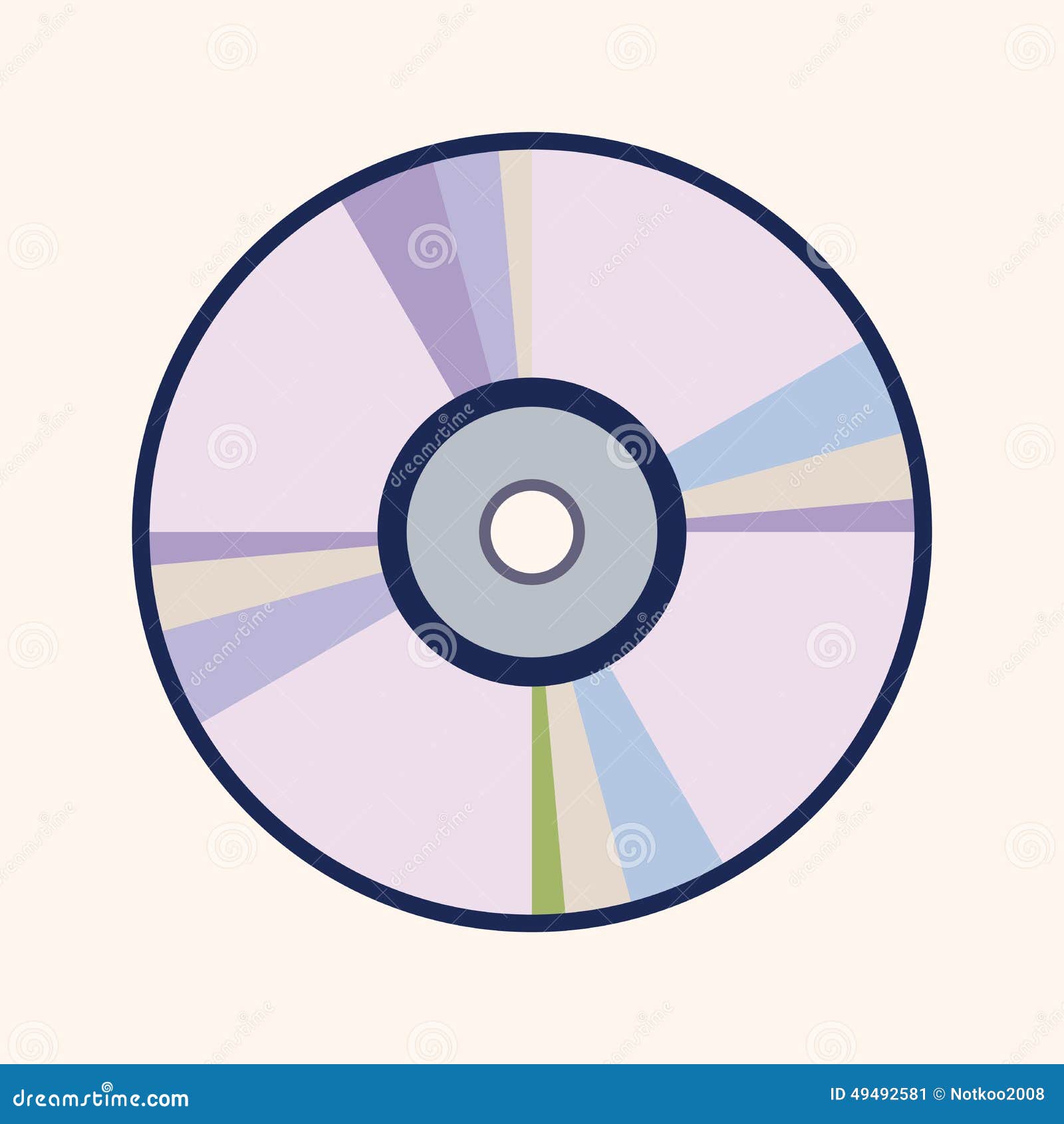 Computer Theme CD Elements Vector Stock Vector - Illustration of ...