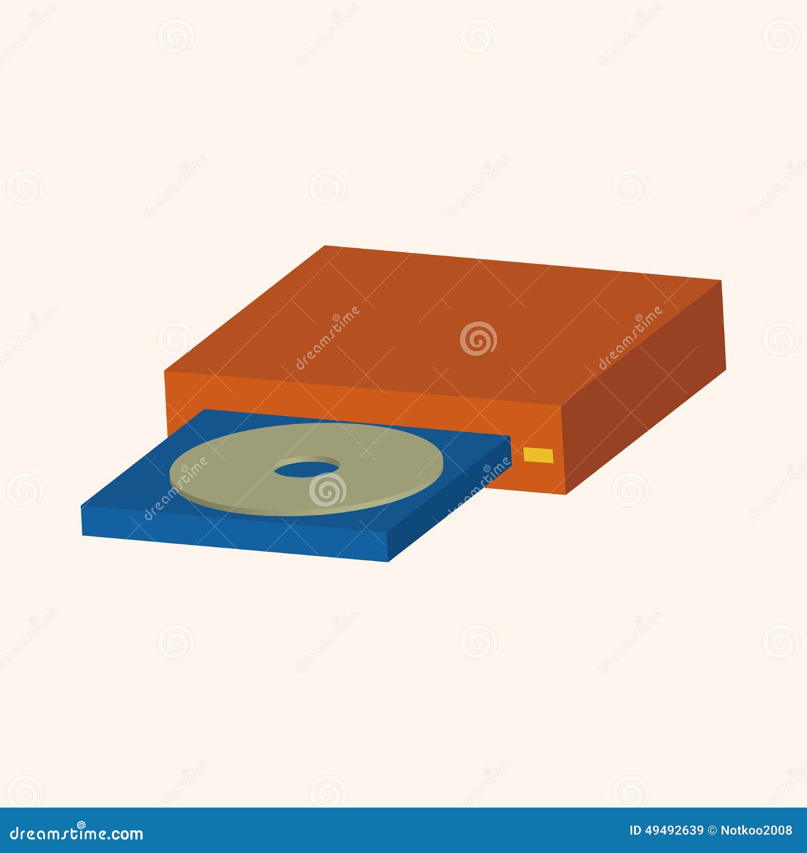 Computer Theme CD Elements Vector Stock Vector - Illustration of ...