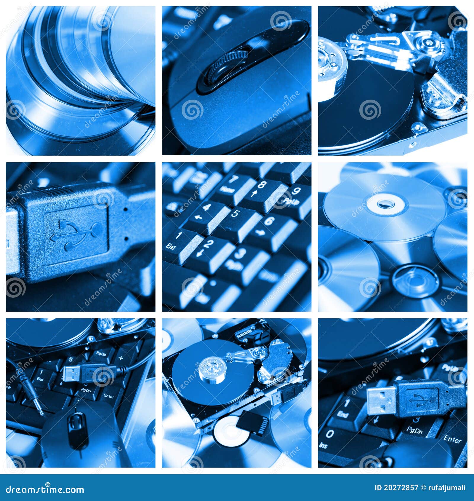 Computer Theme Collage Royalty-Free Stock Image | CartoonDealer.com ...
