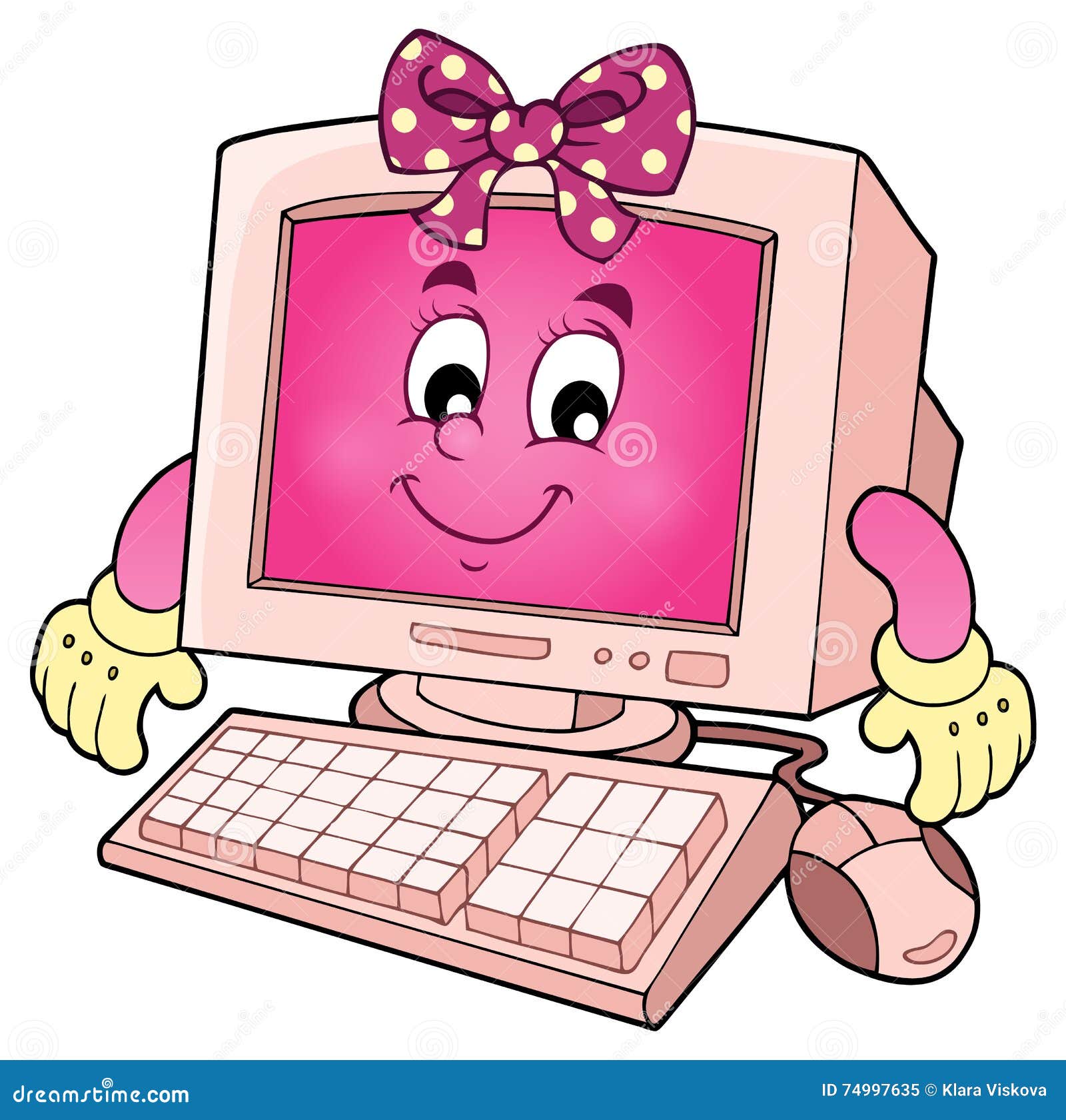 Computer theme image 3 stock vector. Illustration of display - 74997635
