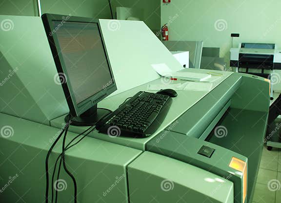 Computer To Plate (CTP) - Printing Process Stock Image - Image of ...