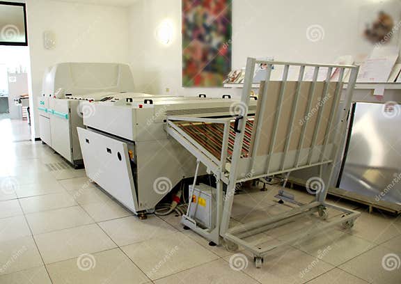 Computer To Plate (CTP) - Printing Process Stock Image - Image of ...