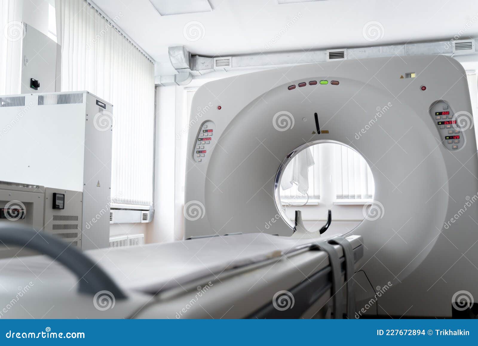 Computer Tomography Diagnostic Machine in Medical Center Stock Photo ...