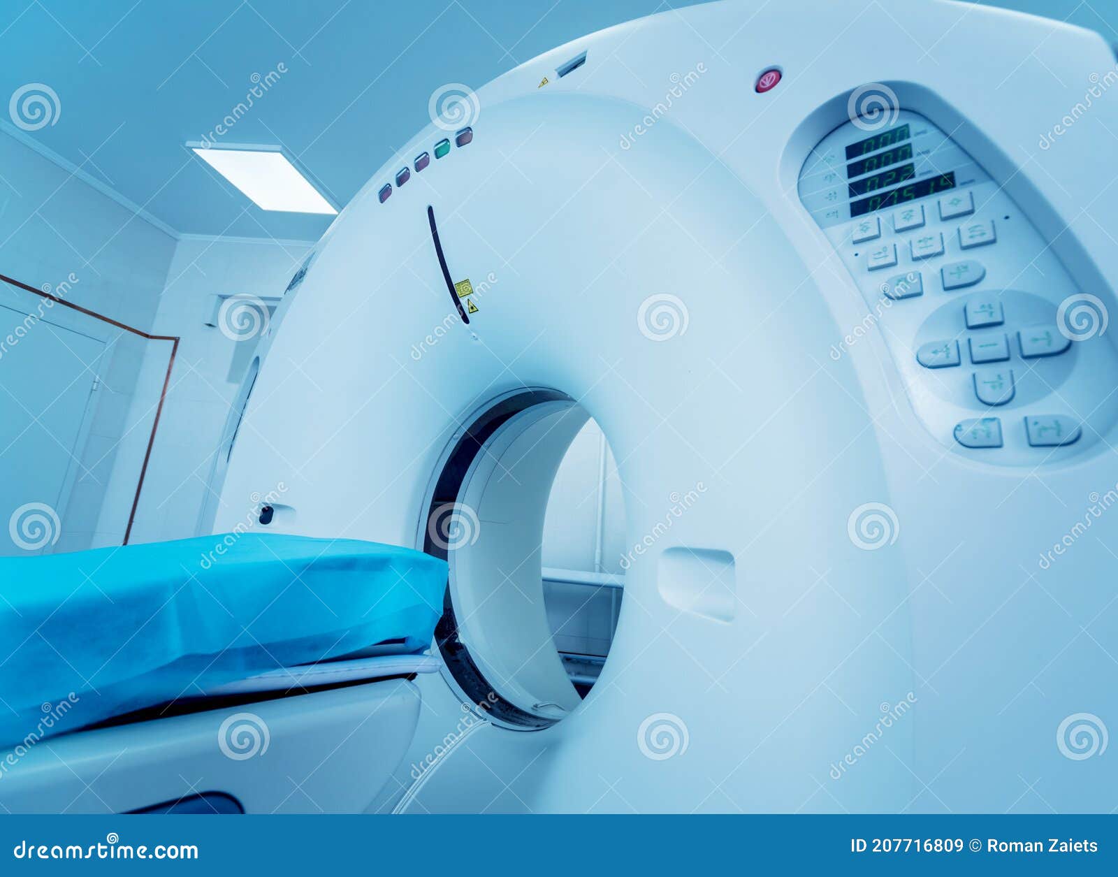 Computer Tomography Diagnostics in Modern Medical Center Stock Image ...
