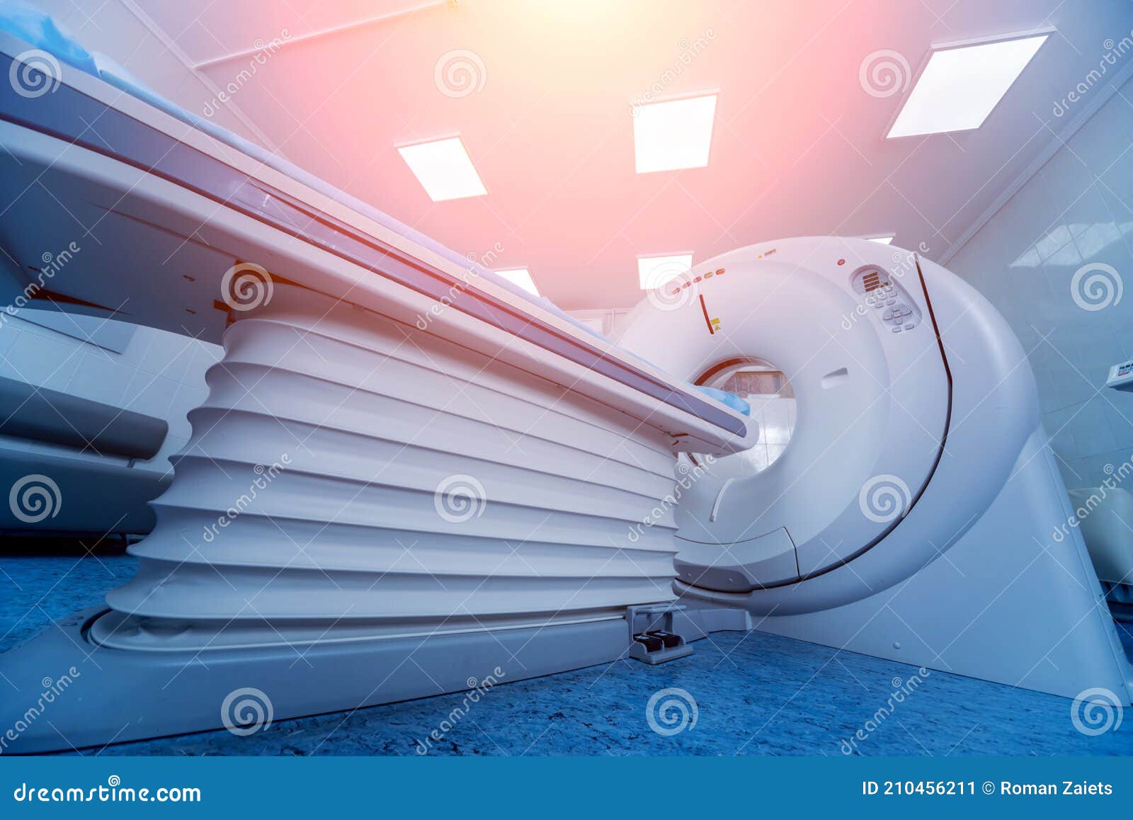 Computer Tomography Diagnostics in Modern Medical Center Stock Image ...