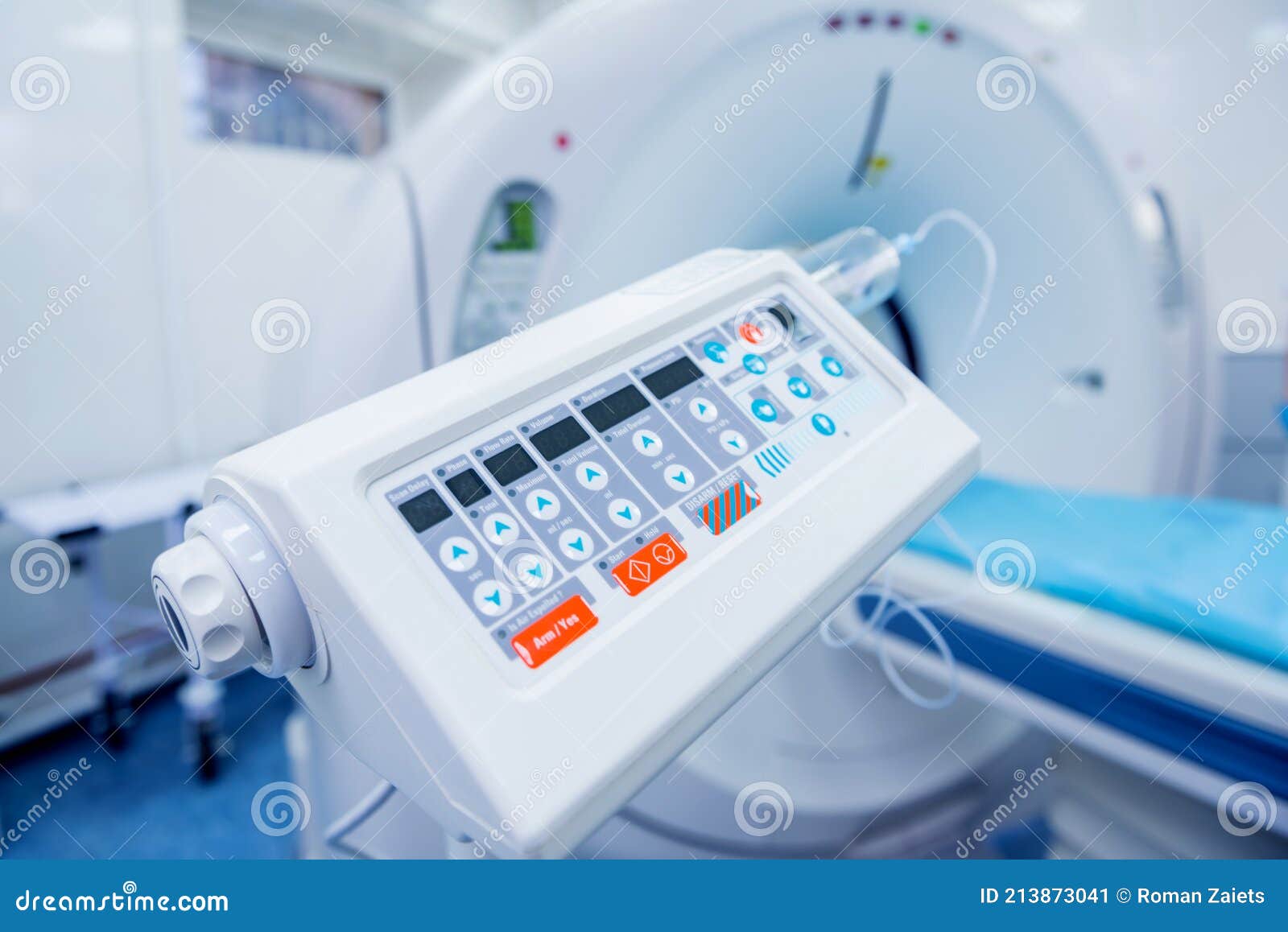 Computer Tomography Diagnostics in Modern Medical Center Stock Image ...