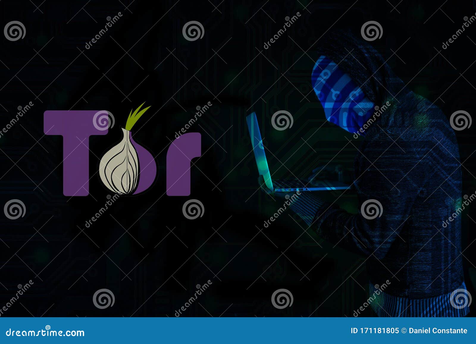 Computer with the Tor Logo. Tor is the Acronym Editorial Image - Image ...