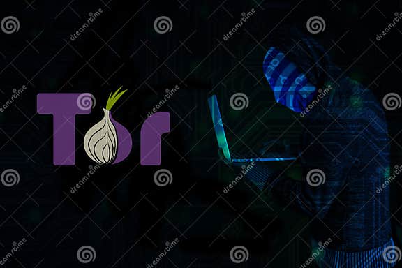 Computer with the Tor Logo. Tor is the Acronym Editorial Image - Image ...