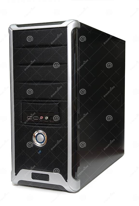 Computer tower stock image. Image of isolated, tower, technology - 5311329