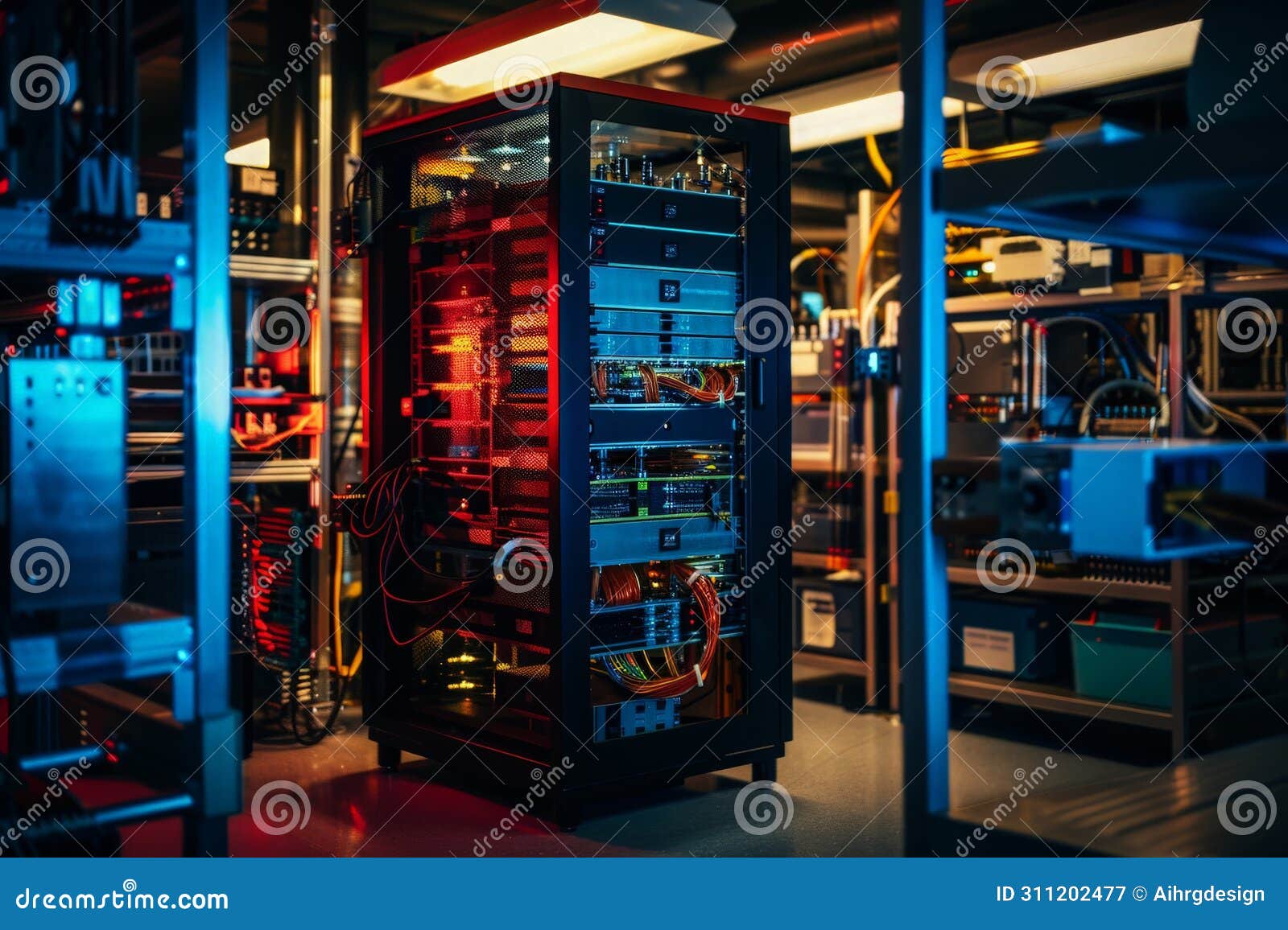 The Wired Universe a Technological Symphony Stock Illustration ...