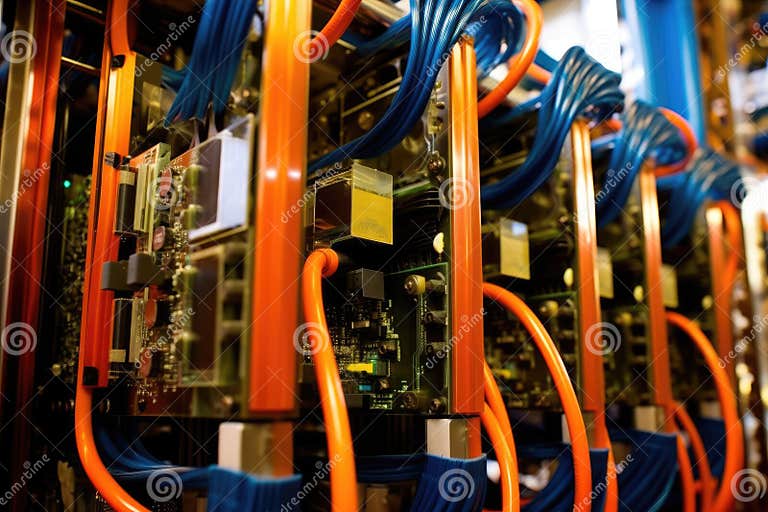 Computer Towers Internal Components with Focus on Cpu Stock Image ...
