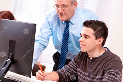 Computer training stock image. Image of learning, hispanic - 23705639