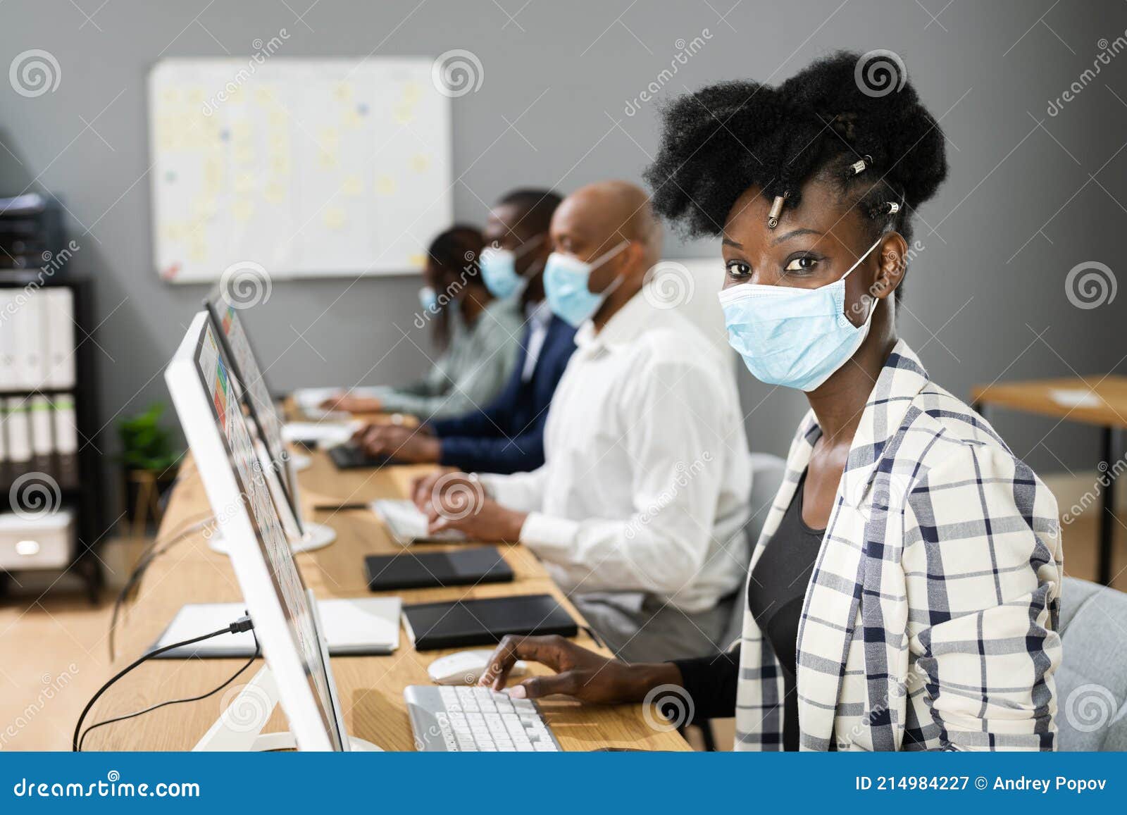 Computer Training Classroom Stock Image - Image of brazilian, group ...