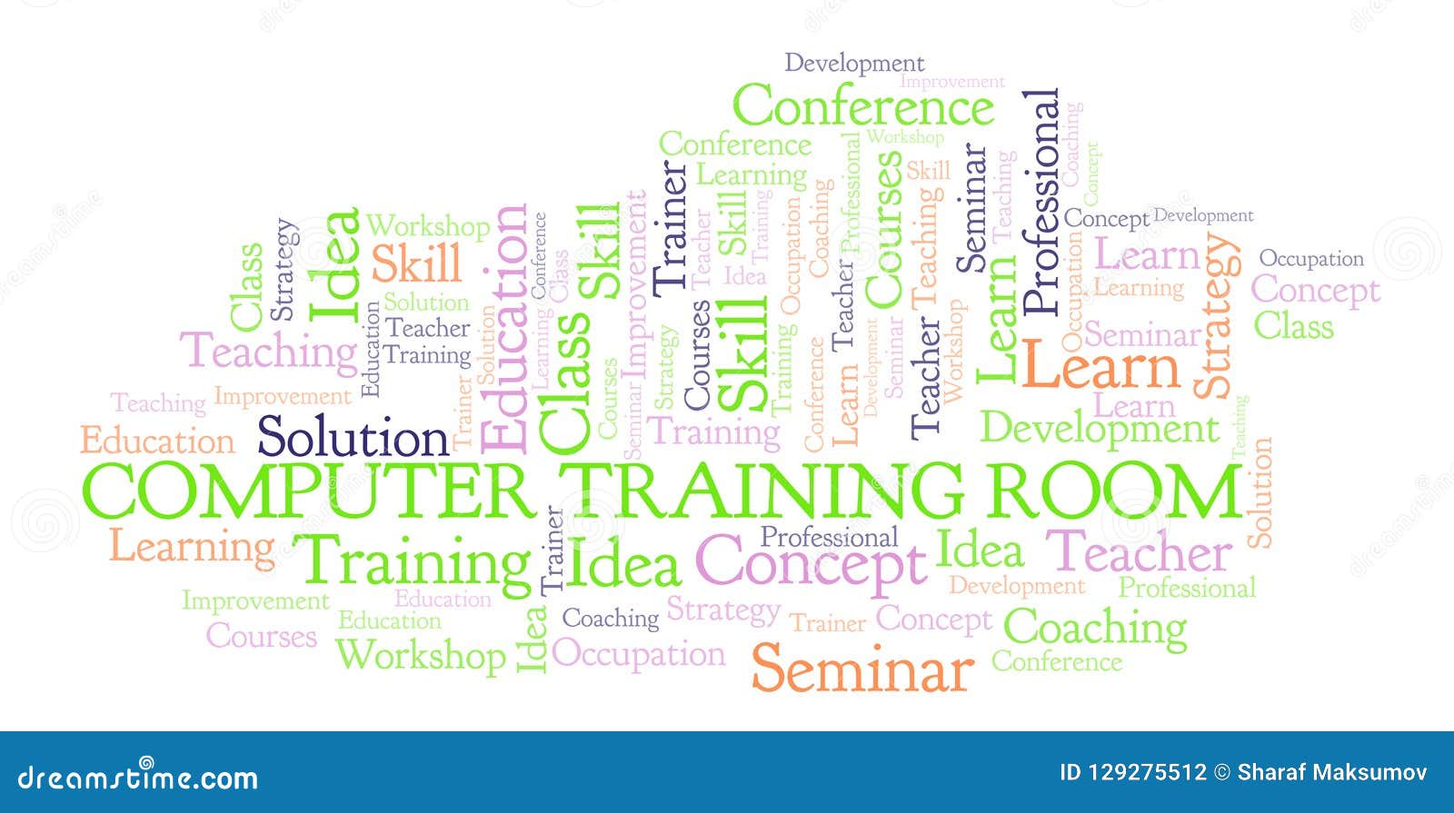 Computer Training Line Icons, Signs, Vector Set, Outline Illustration ...