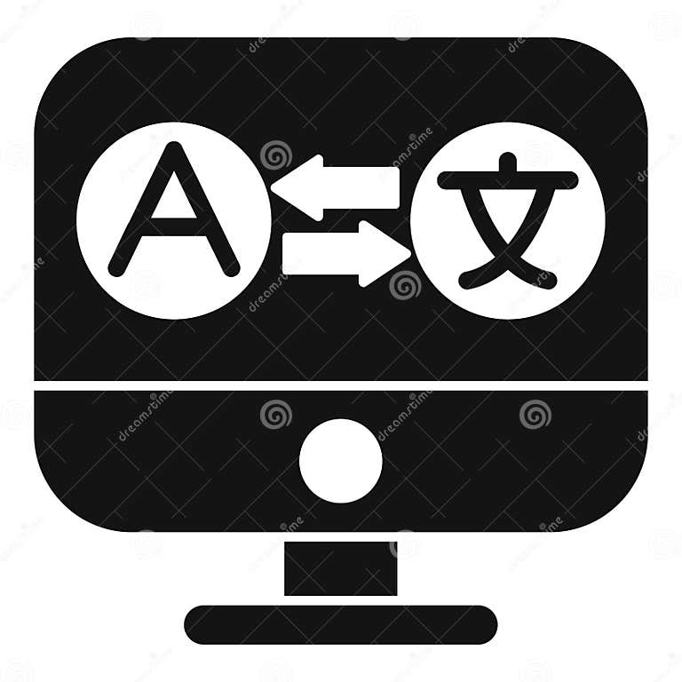 Computer Translating Languages Using Software for Different Letters ...