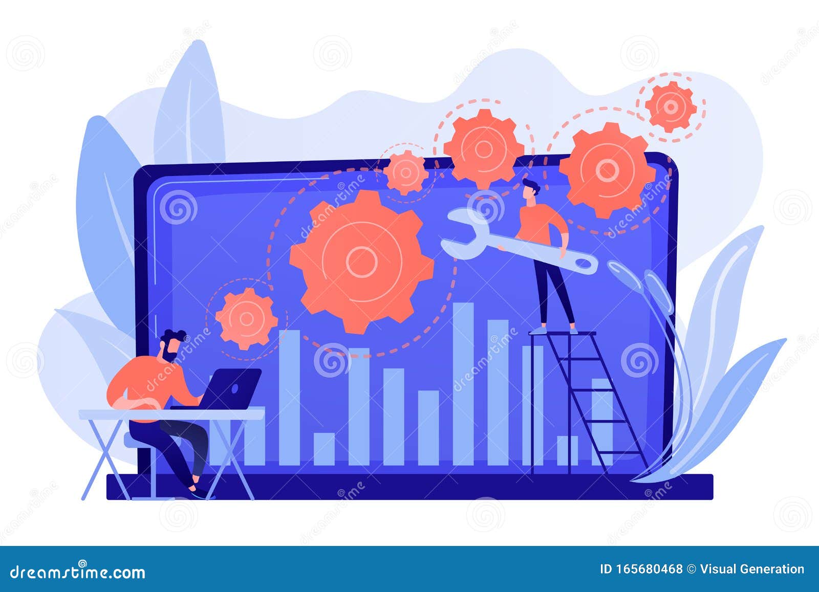 Computer Troubleshooting Concept Vector Illustration. Stock Vector ... Computer Troubleshooting Concept Vector Illustration. Stock Vector ...