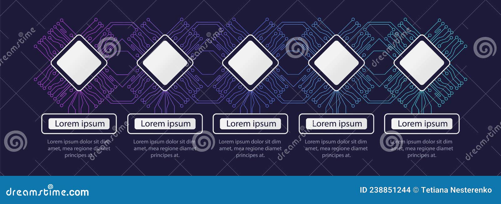Computer Troubleshooting Infographic Chart Design Template Stock Vector ...