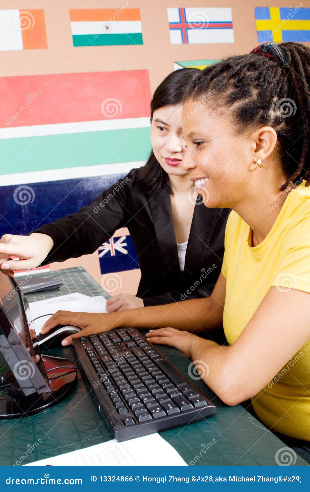 Computer tutor stock photo. Image of clever, advice, chinese - 13324866