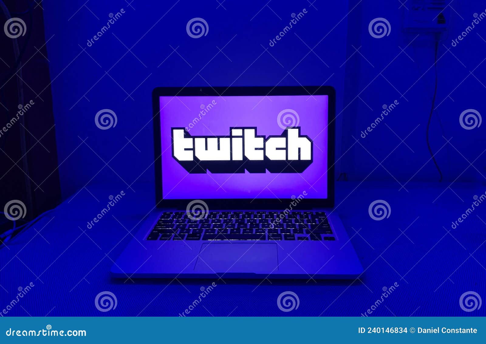 Twitch Logo At Company Headquarters In Silicon Valley. Twitch Is A Live ...