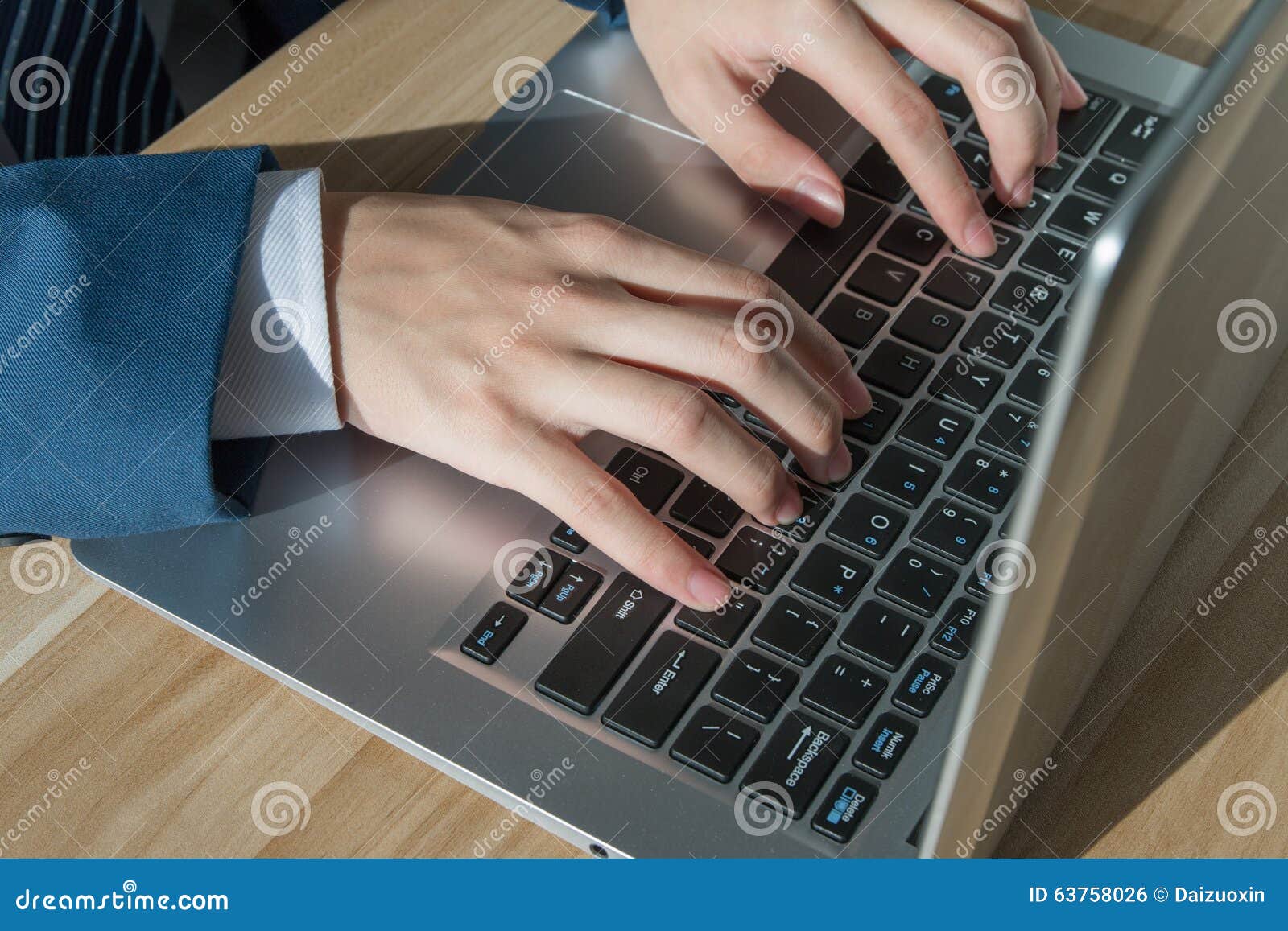 Computer typing stock photo. Image of keyboard, occupation - 63758026