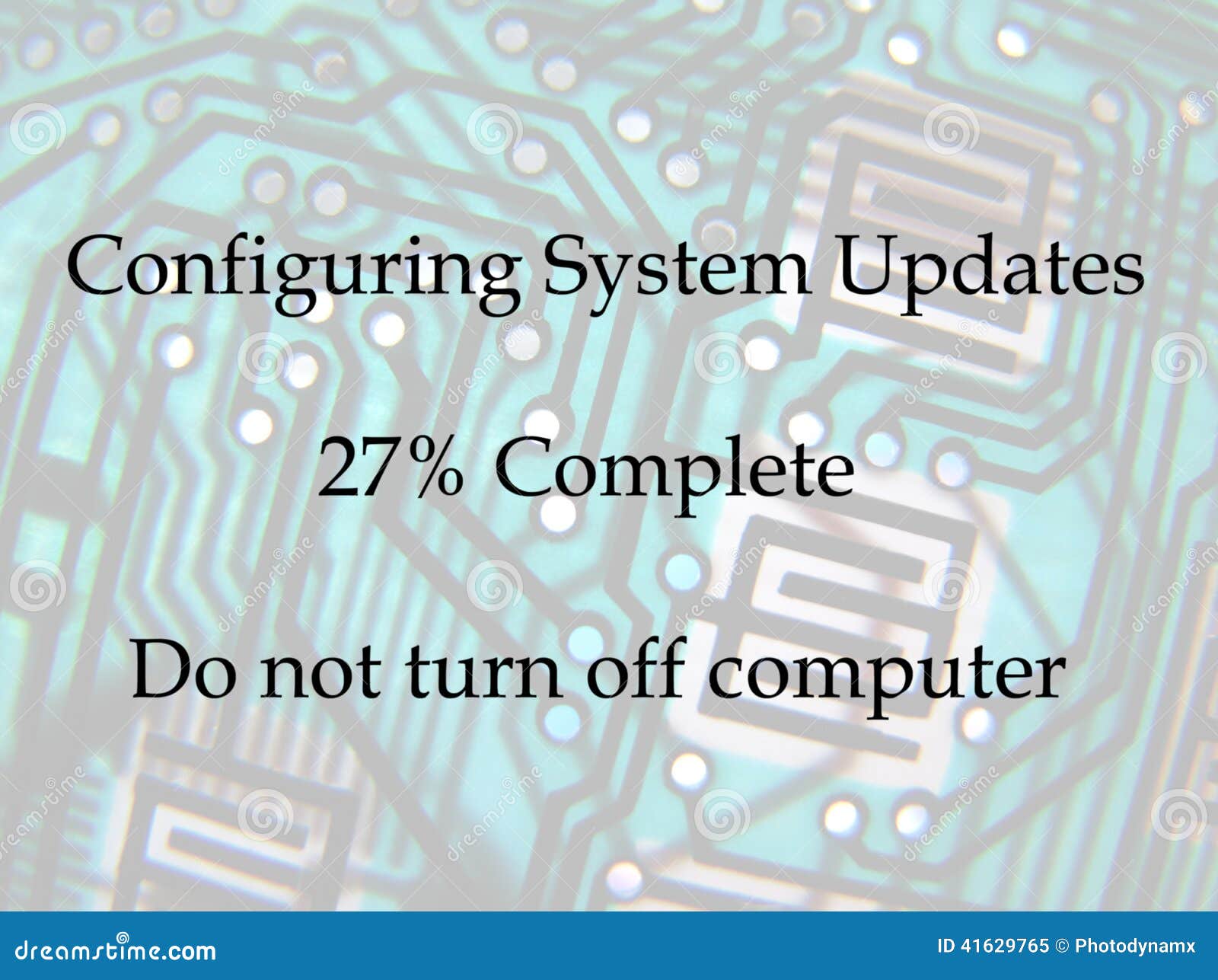 Computer updates notice stock image. Image of notice - 41629765
