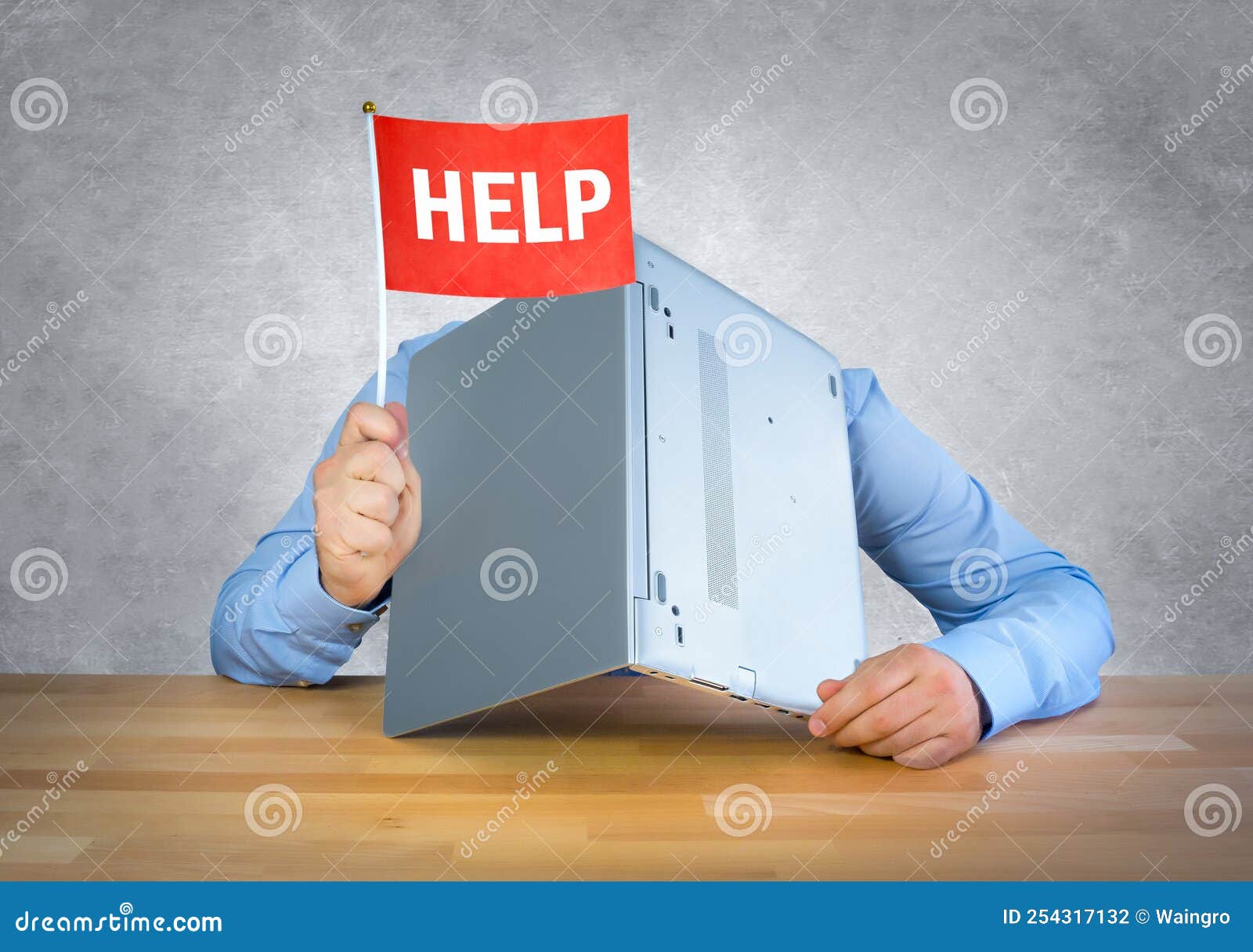 Computer User Asking for Help Stock Photo - Image of busnissman, laptop ...