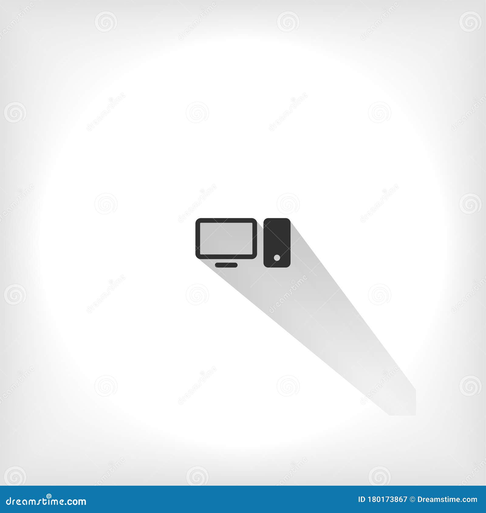Computer Vector Icon , Lorem Ipsum Flat Design Stock Illustration ...
