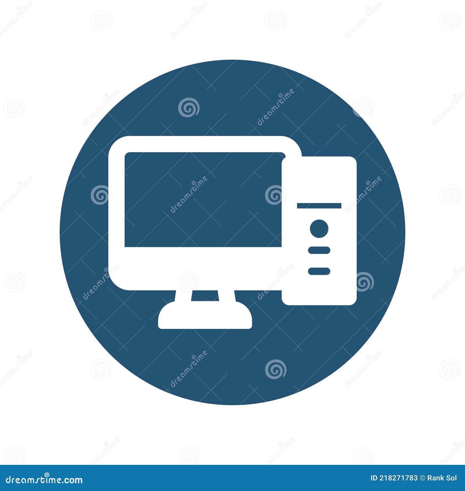 Computer Vector Icon Which Can Easily Modify or Edit Stock Vector ...