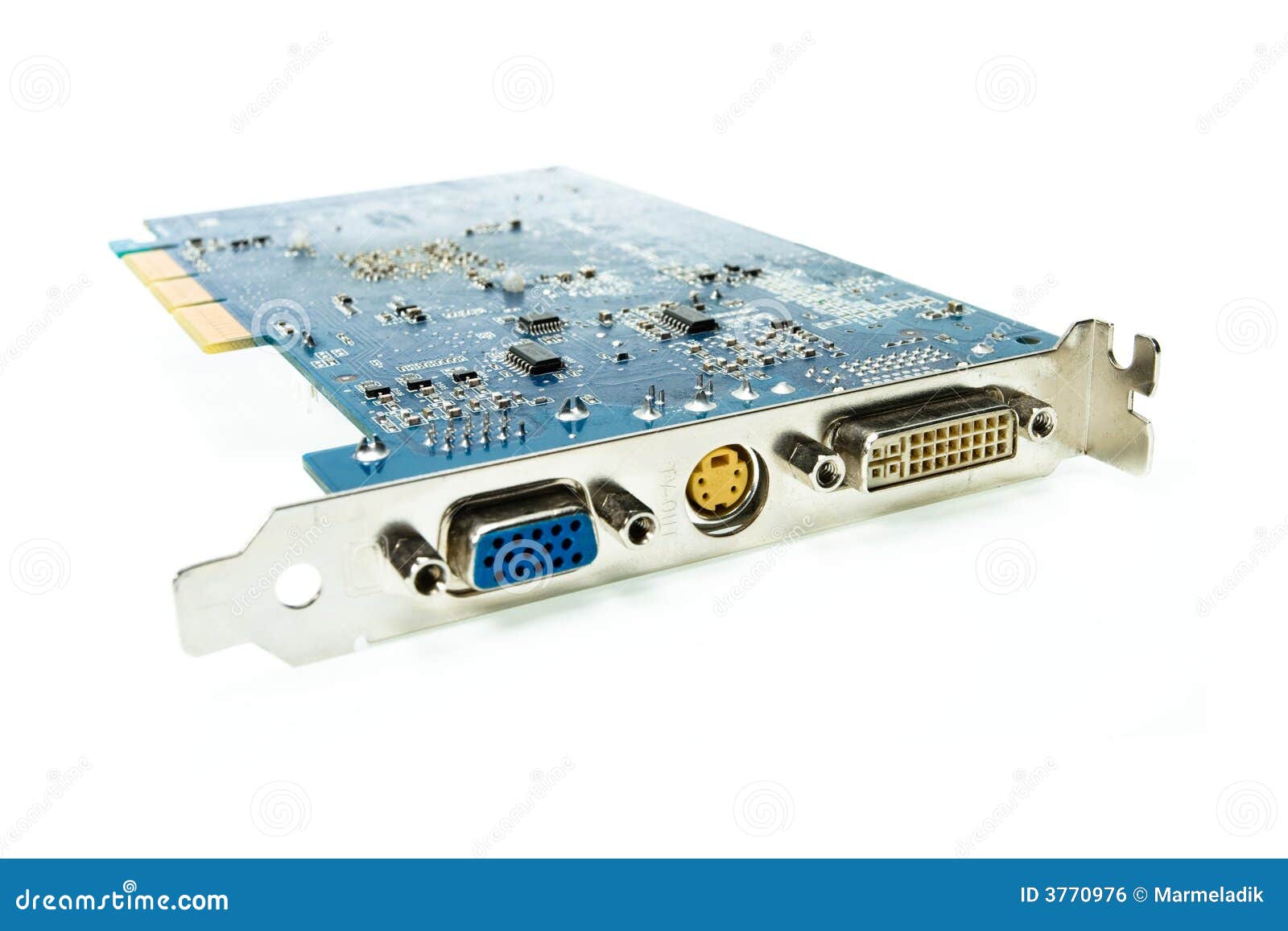 Computer video card stock photo. Image of connection, electronic - 3770976