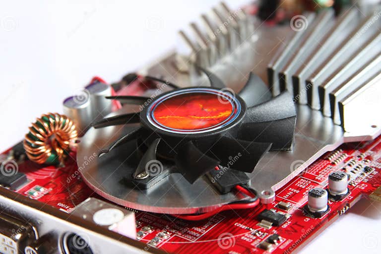 Computer video card stock image. Image of technology, closeup - 6022593