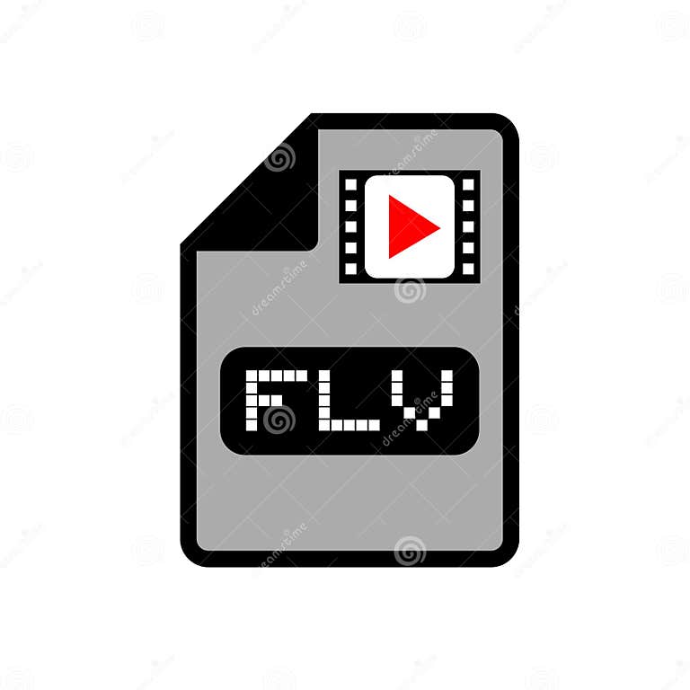 Computer video file icon stock vector. Illustration of computer - 78944926