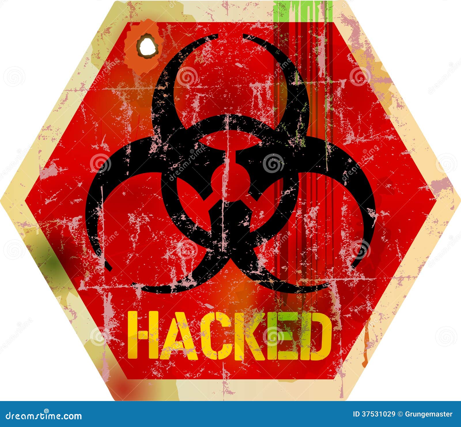 Computer Virus Cartoon With Speech Bubble Royalty-Free Stock ...