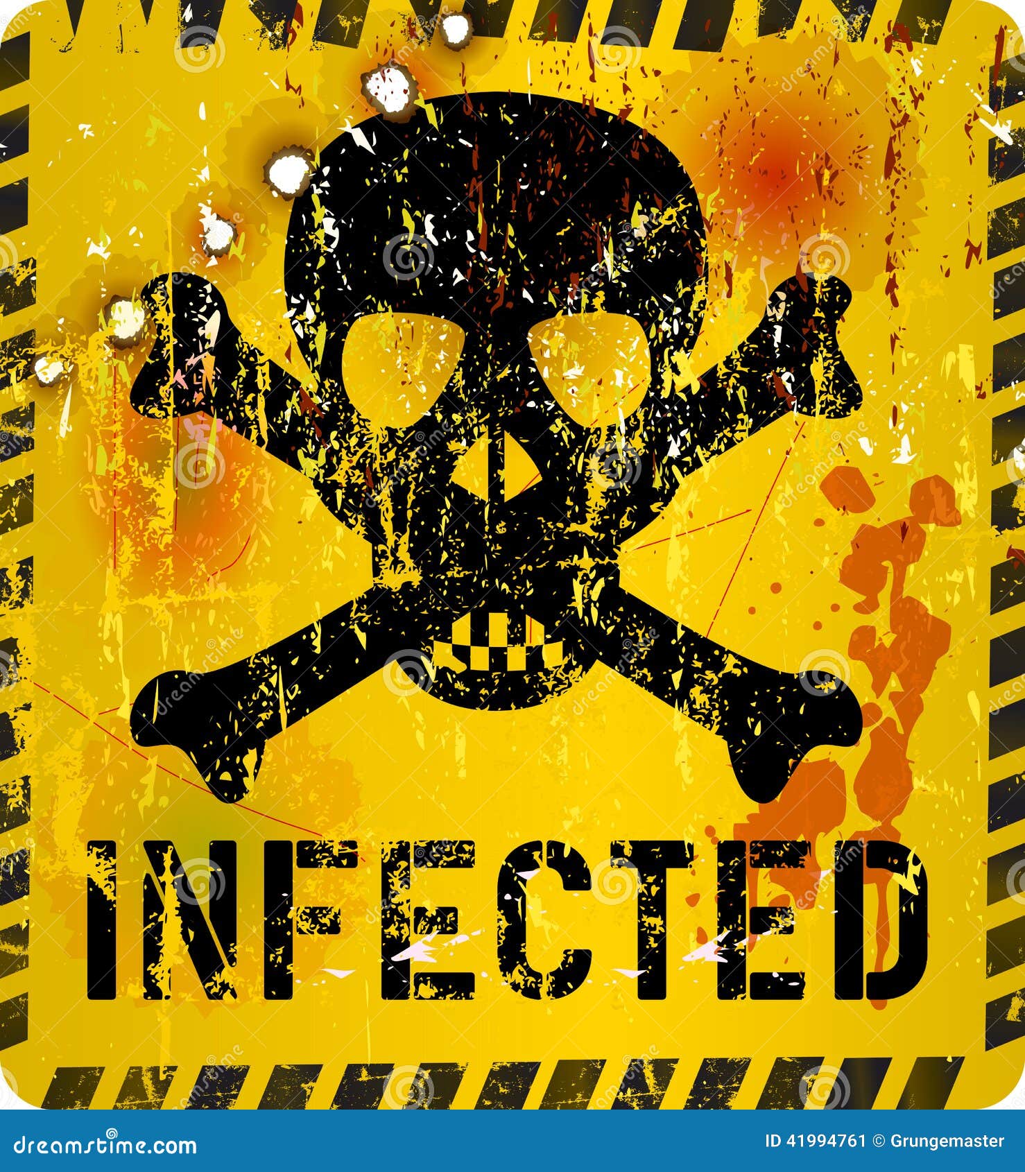 Computer virus alert stock vector. Illustration of failure - 41994761