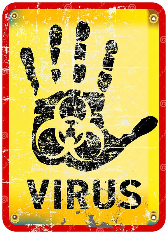 Computer virus alert stock vector. Illustration of piracy - 35409660