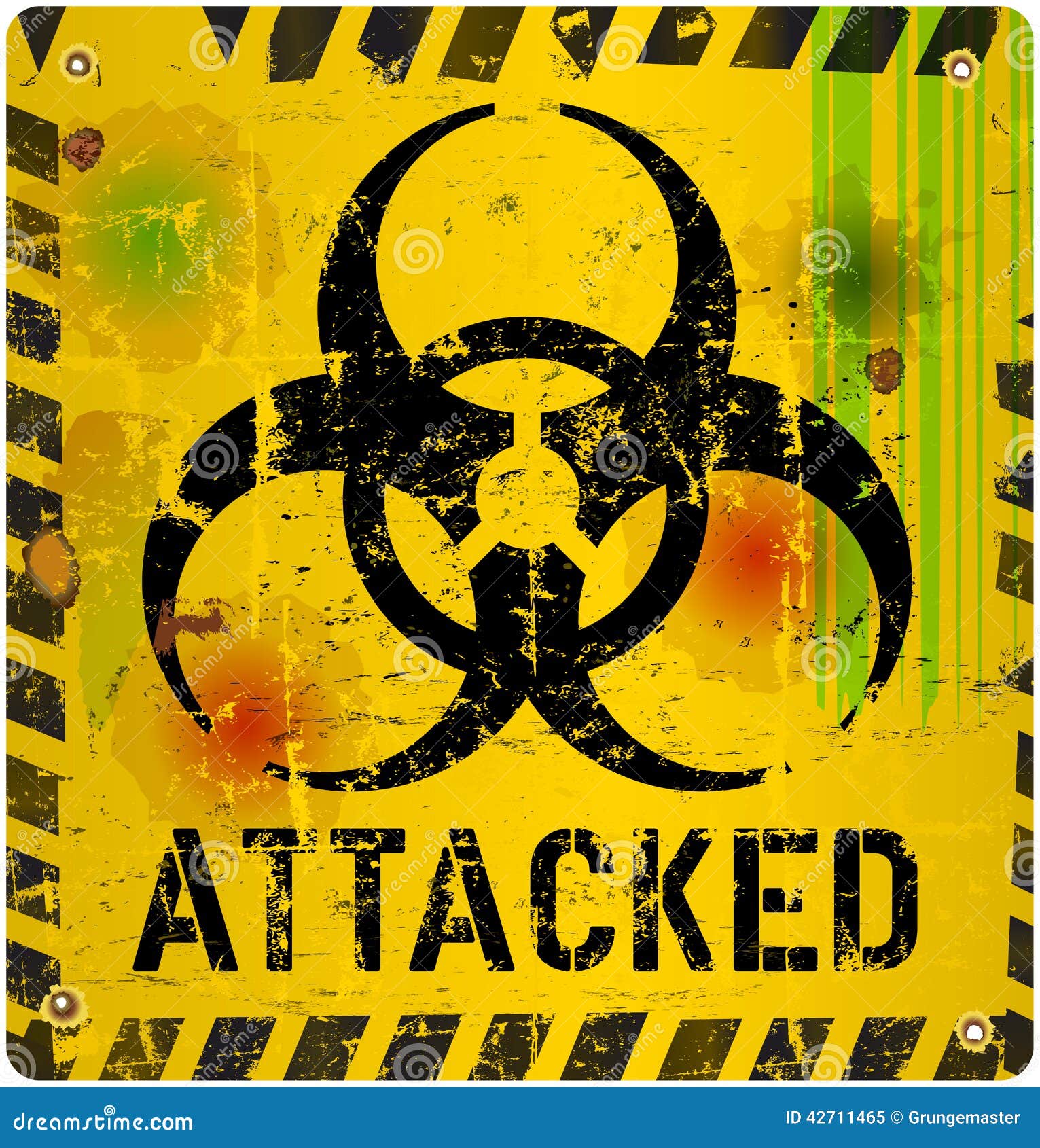 Computer virus alert sign stock vector. Illustration of shield - 42711465