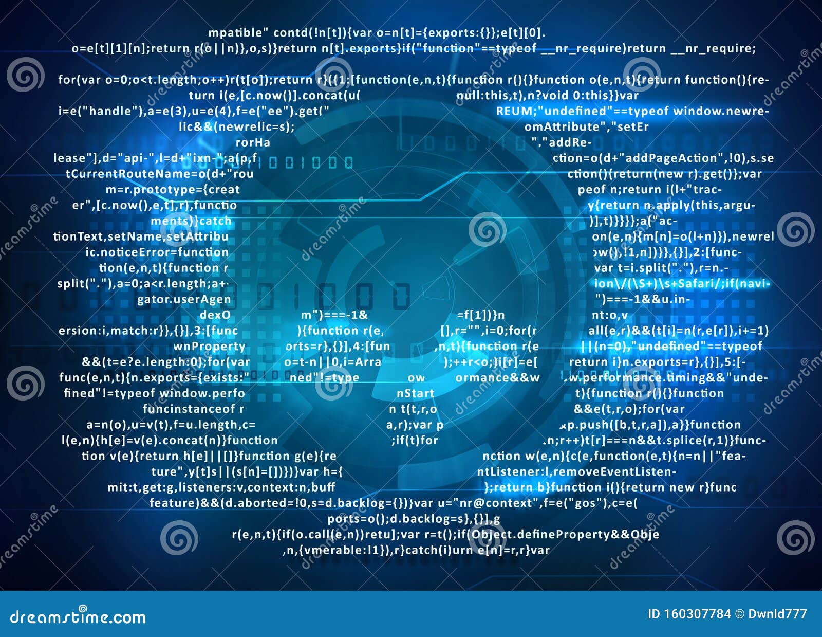 Computer Virus Attack on Computer Screen Stock Illustration ...