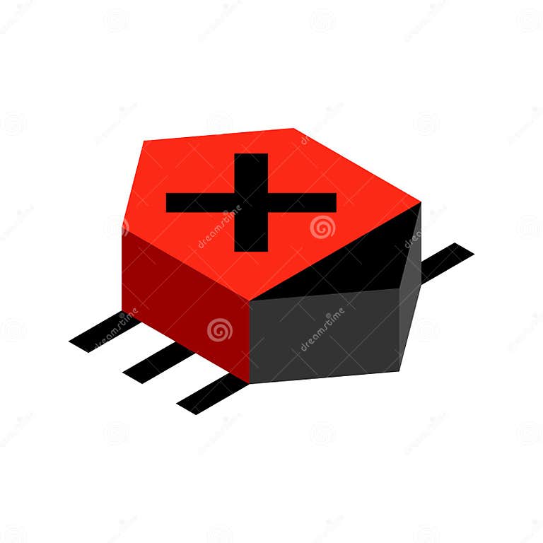 Computer Virus Bug Isolated. Spyware for Your Pc Stock Vector ...