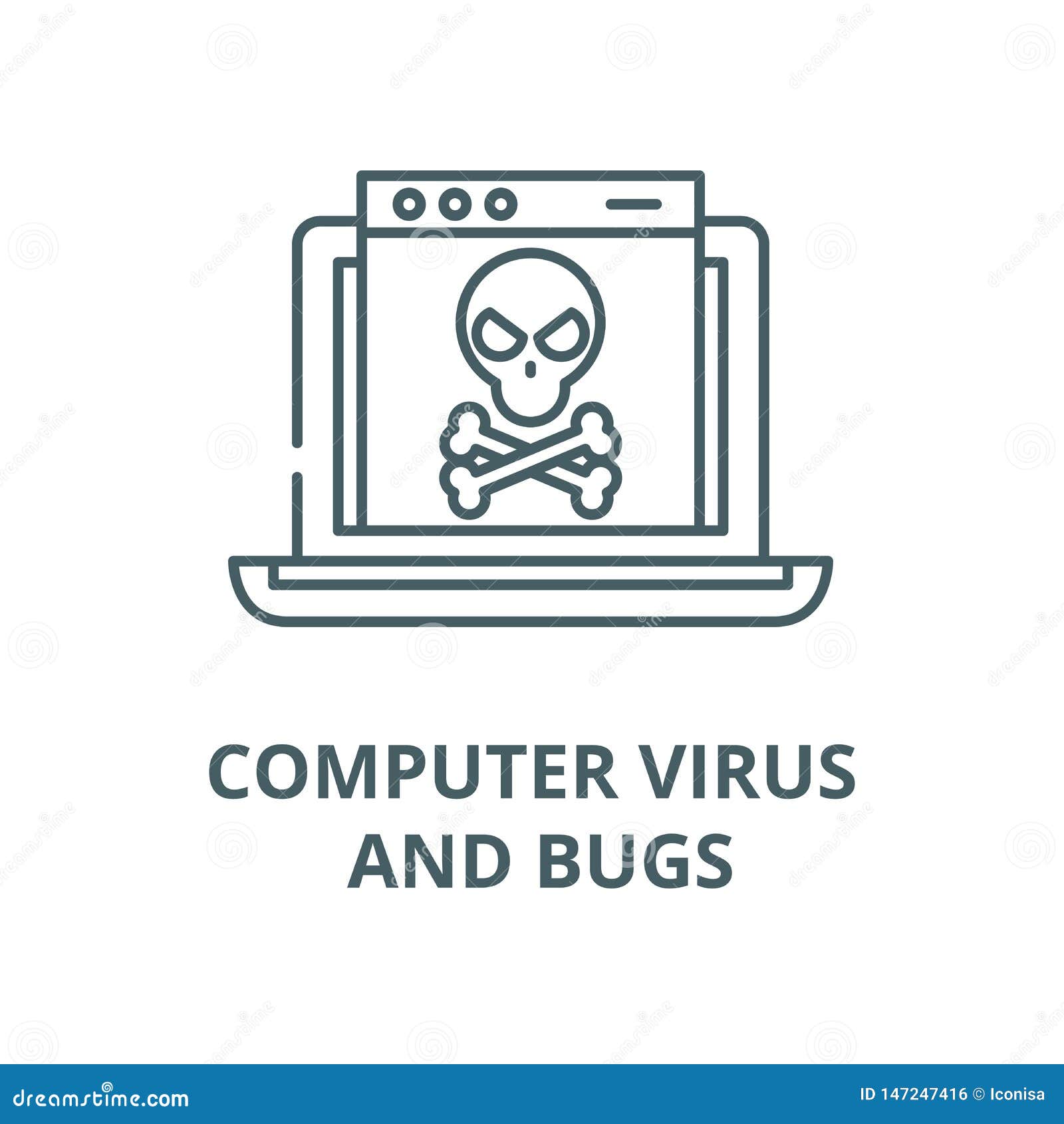 Computer Virus Symbol