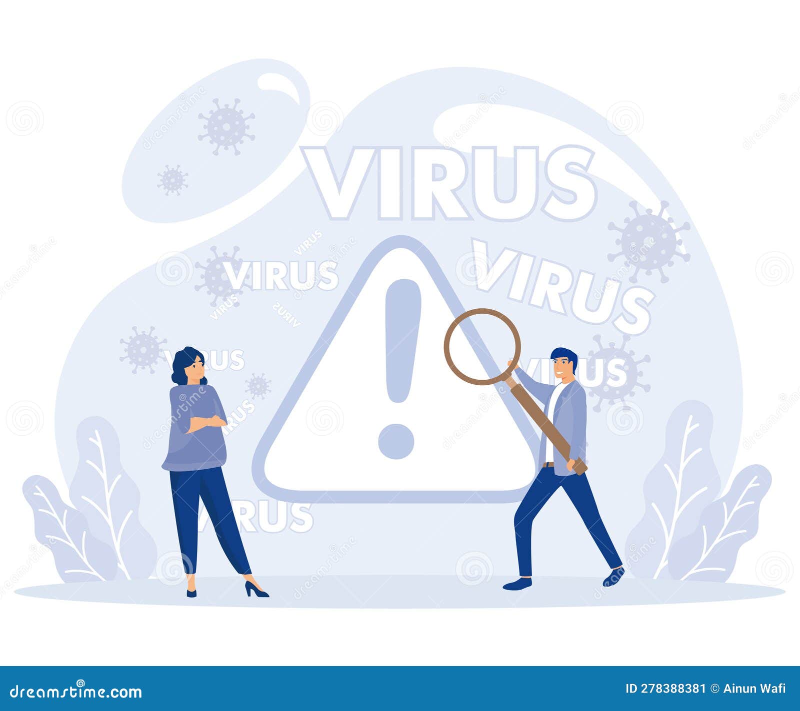 Computer Virus Concept. Scam Alert. Spam, Malicious Application ...