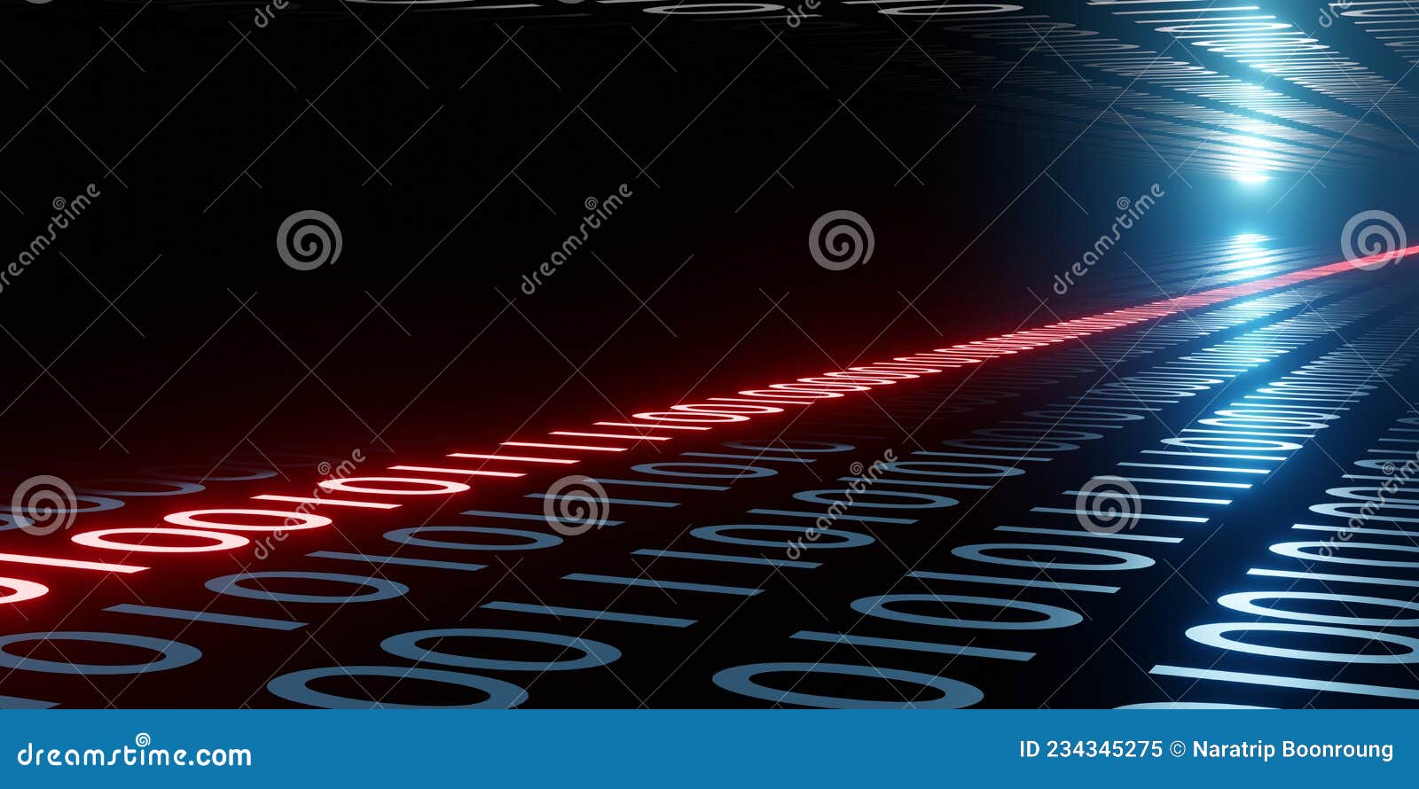 Computer Virus Encryption Digital Binary Data And Secure Data Concept Abstract Technology