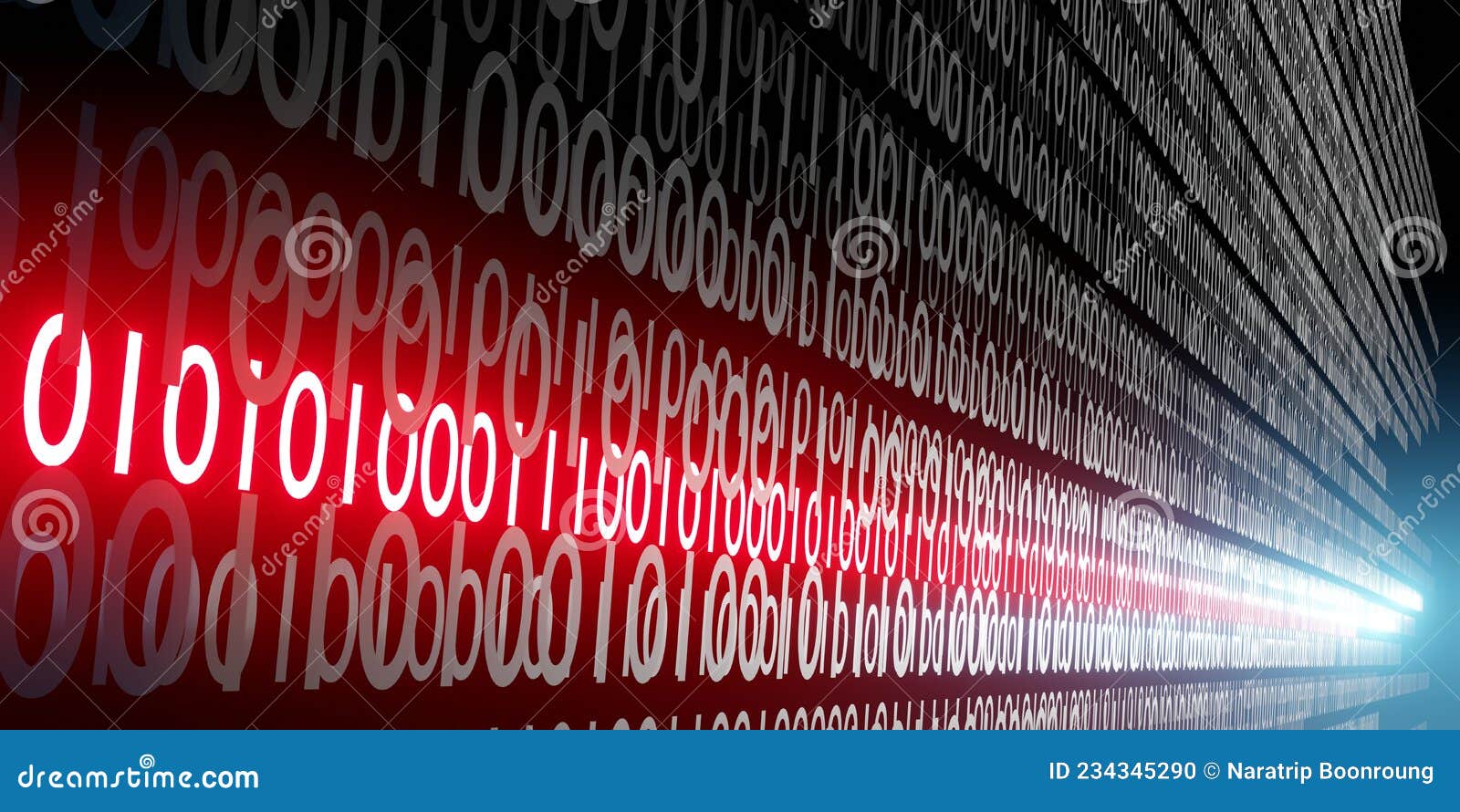 Computer Virus Encryption Digital Binary Data And Secure Data Concept