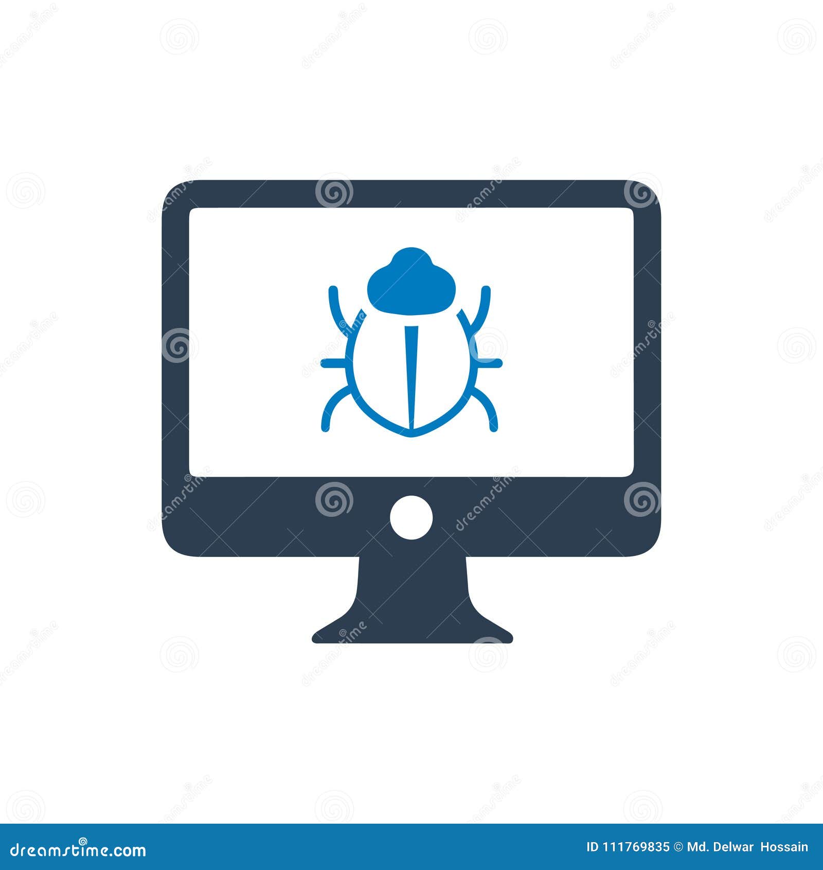 Designing A Virus Vector Illustration | CartoonDealer.com #141579008