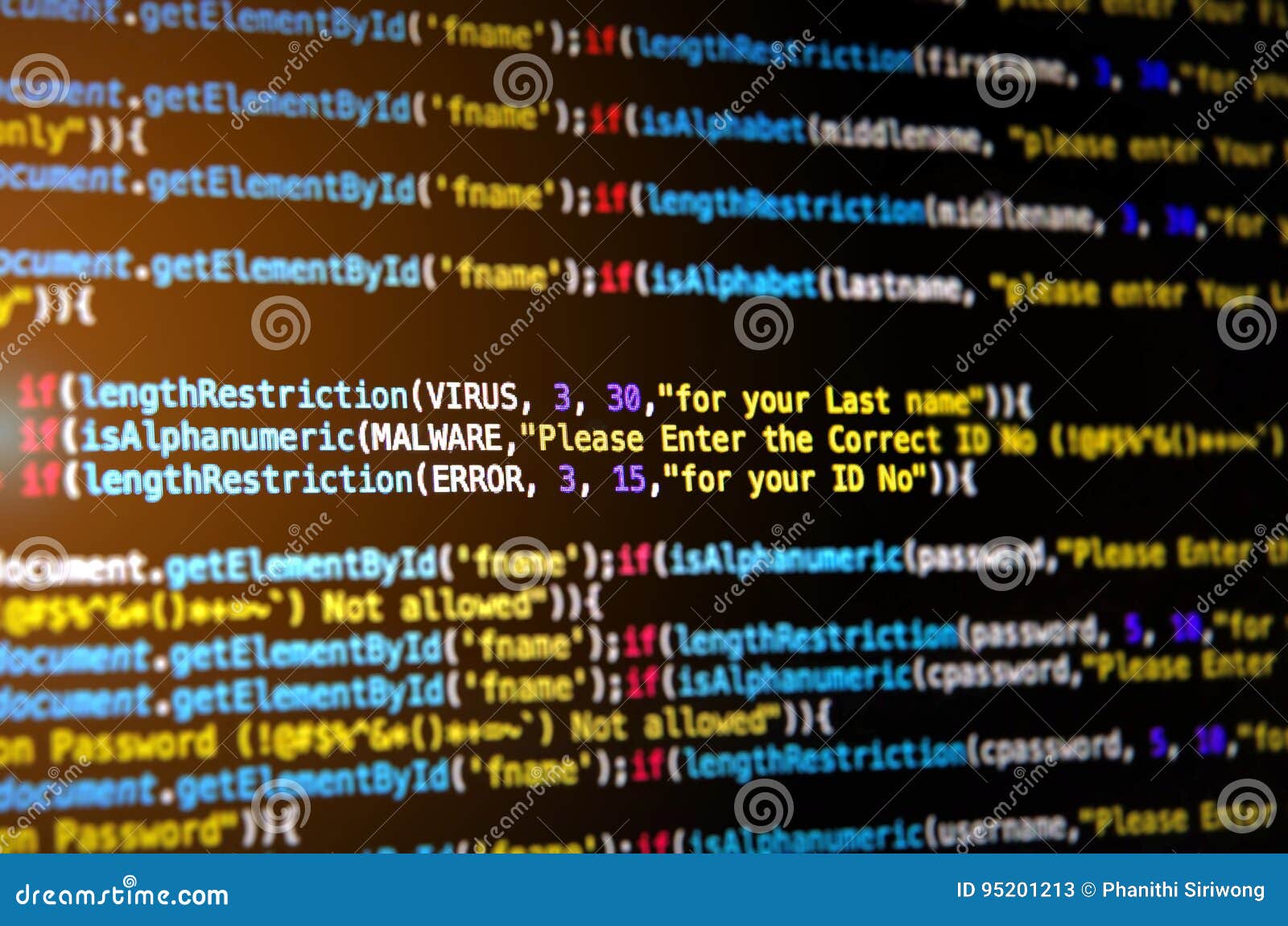 Computer Virus and Mal Ware Attack Stock Illustration - Illustration of ...