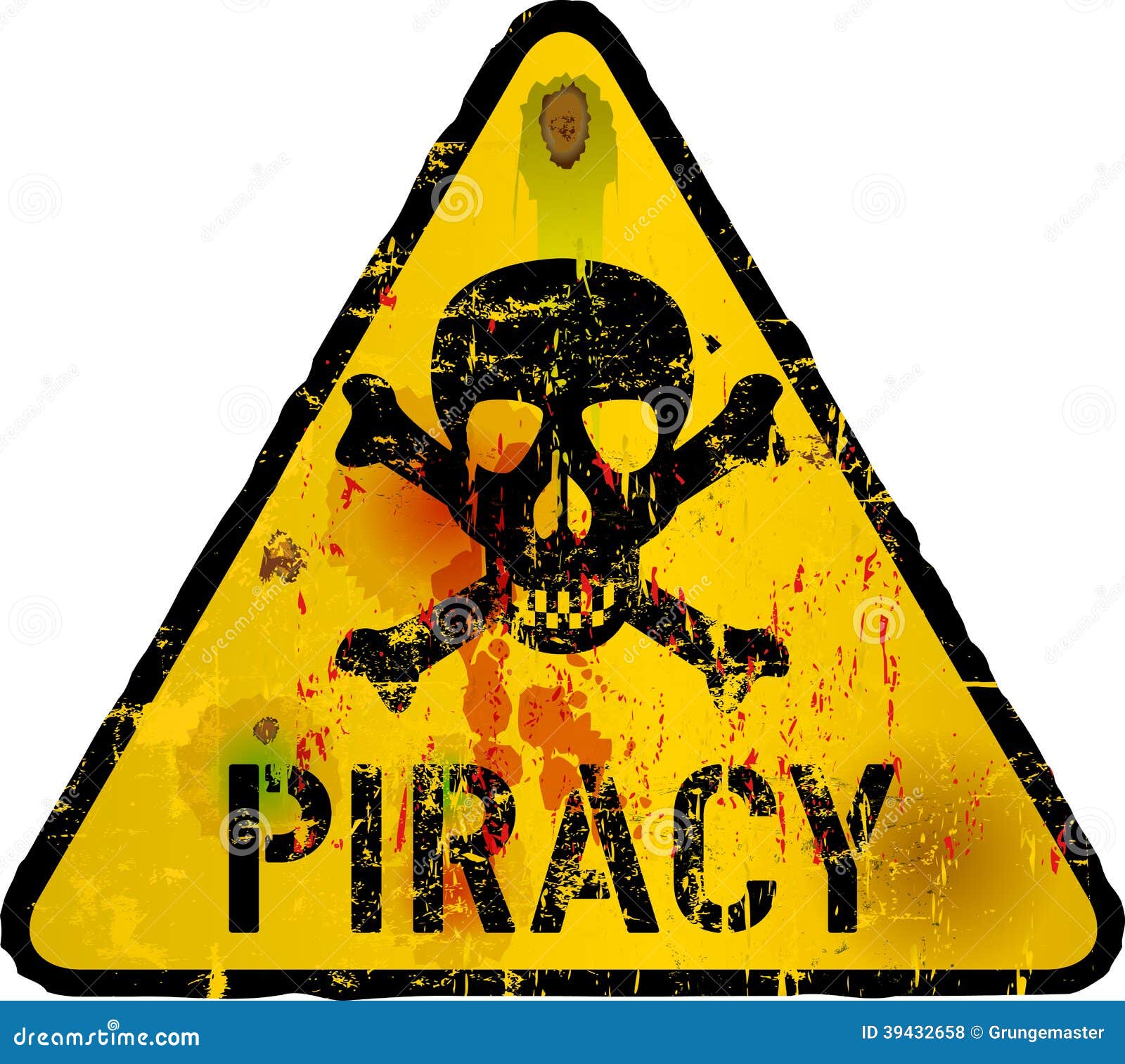 Computer Piracy Hacker Flag Illustration | CartoonDealer.com #23651702
