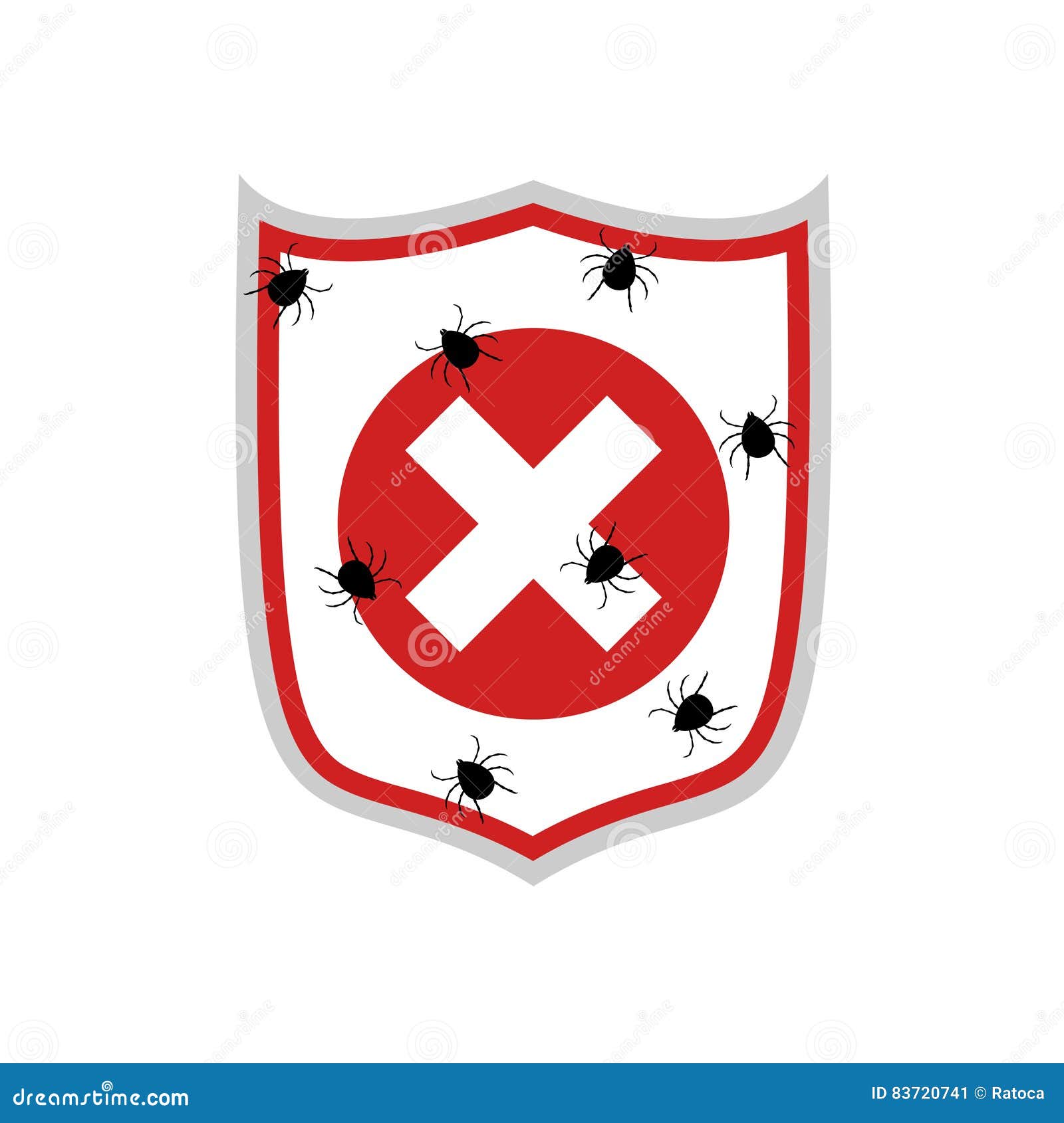 Computer Virus Protect Symbol Stock Vector - Illustration of virus ...