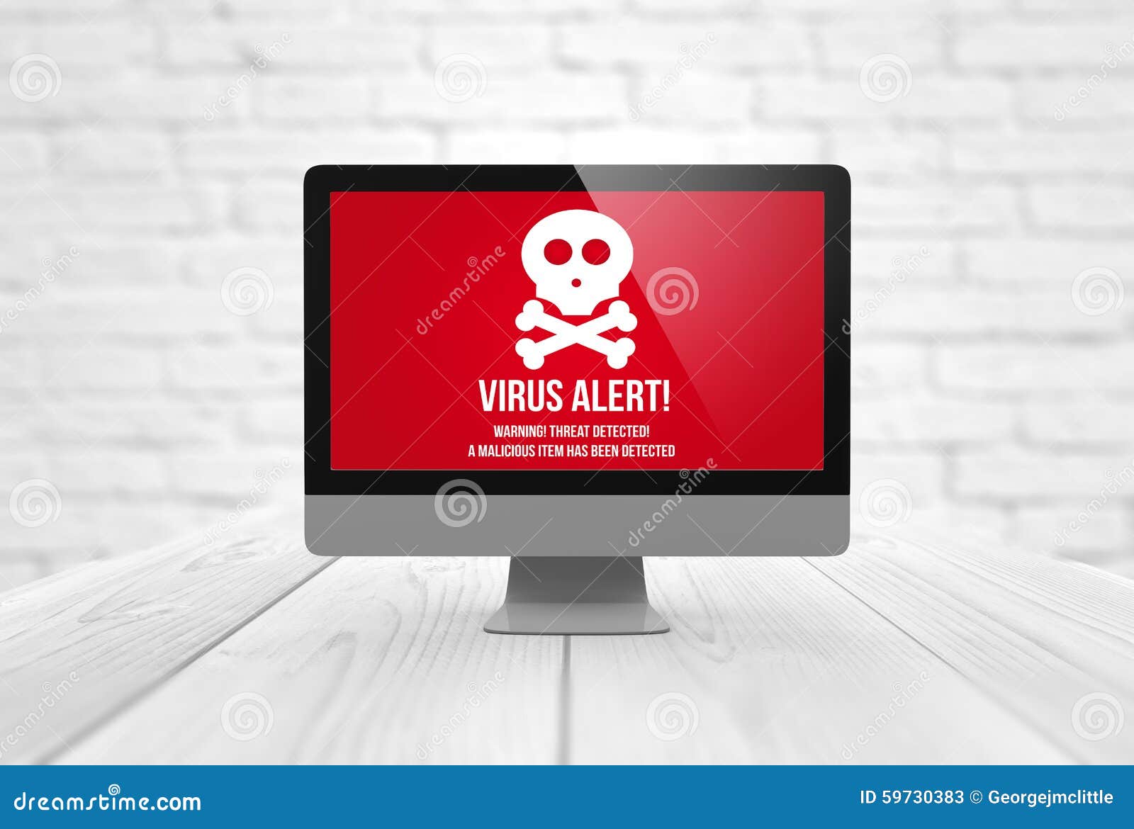Computer Virus Stock Illustration - Image: 59730383