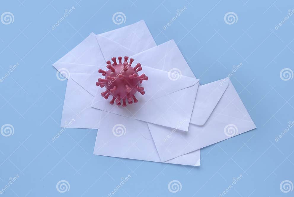 Computer Virus Spread Over Email Concept.Threat by Malware, Virus ...